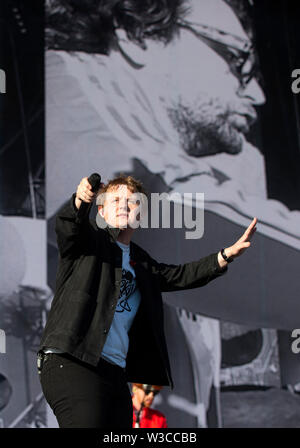 Lewis Capaldi performs at the Main stage to close TRNSMT Festival 2026 ...