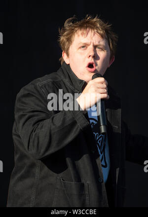 Lewis Capaldi performs at the Main stage to close TRNSMT Festival 2026 ...