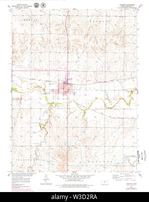 Osborne, Kansas, map 1953, 1:24000, United States of America by ...