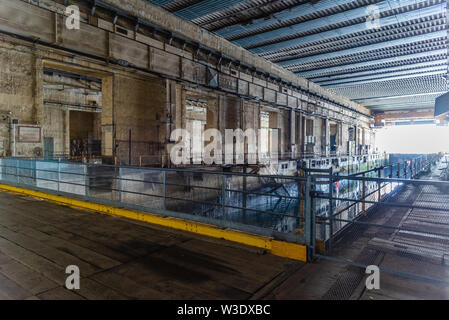 Lorient, France - August 3, 2018: Keroman Submarine Base. It was a ...