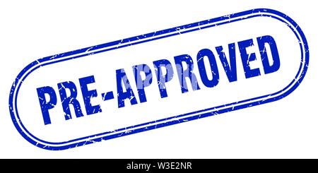 pre-approved stamp. pre-approved square grunge sign. pre-approved Stock ...