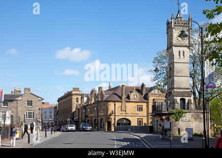 The clock tower in Fisherton Street Salisbury, Wiltshire, England, UK ...