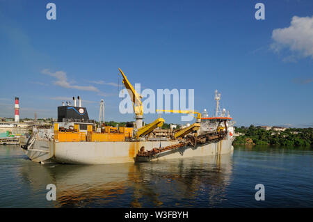 rio haina, dominican republic - october 17, 2013: the containership ...