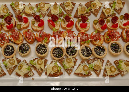 Small Bite Party Food Buffet Variety Stock Photo - Alamy