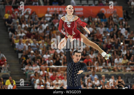 ALICE ESPOSITO & FEDERICO ROSSI from Italy, performs in Senior Pairs ...