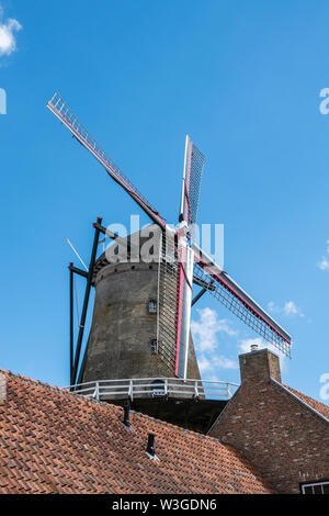 Sluis Windmill (Molen Van Sluis), The Netherlands - built in 1739 Stock ...