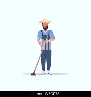 Gardener Man Worker using Gardening Tools and Equipments Stick Figure ...