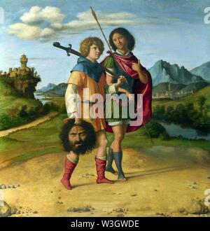 'David con la testa di Golia' by Tanzio da Varallo depicts the biblical ...