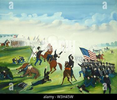 Civil War Battle G-000987 Stock Photo - Alamy