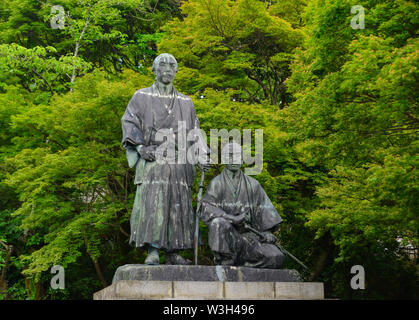 A samurai statue in Kyoto, Japan Stock Photo - Alamy