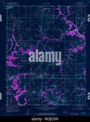 Tyro, Kansas, map 1959, 1:24000, United States of America by Timeless ...