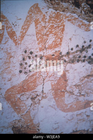 Catal Huyuk wall art Anatolian Civilization Museum Ankara Turkey Stock ...