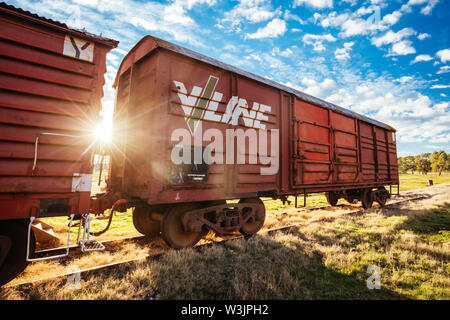 Victorian train carriage Stock Photo - Alamy