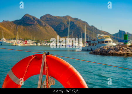 Life preserver, cruise ship, Mediterranean Sea, Europe Stock Photo - Alamy