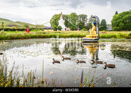 The Kagyu Samye Ling Monastery in Scotland Temple Stock Photo: 49387318 ...