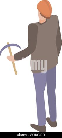 Gold miner digger labor holding pick axe kids boys wearing miner ...