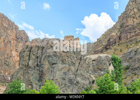 Enguzek kapi castle in high mountain in Uzundere, Erzurum, Turkey Stock ...