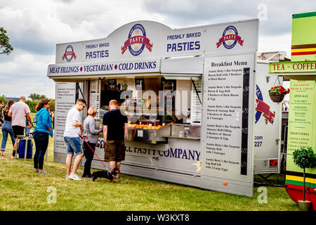 Customers at Mobile Food and Drink Catering Outlets at a Agricultural ...