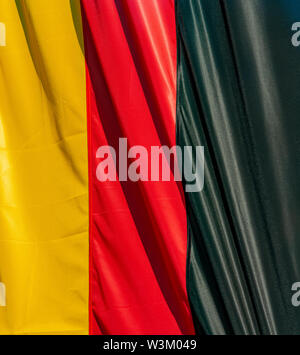 Black, red and yellow flag of Germany Stock Photo - Alamy