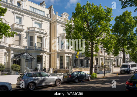 Embassy of Ukraine to the UK, Holland Park, London, UK Stock Photo - Alamy