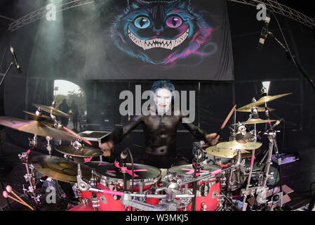MADRID - JUN 29: Megara (band) perform in concert at Download (heavy ...