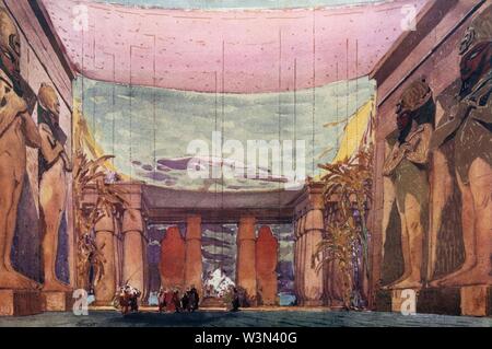 Cleopatra ballet by Bakst 08 Stock Photo - Alamy