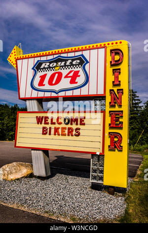 Route 104 Diner Merideth, New Hampshire, USA Stock Photo - Alamy