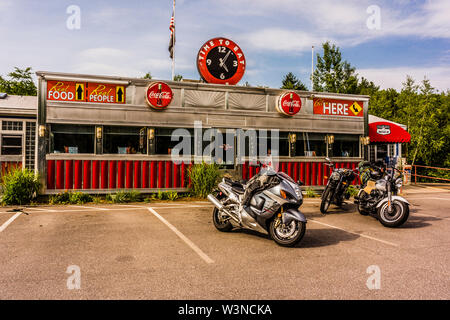 Route 104 Diner Merideth, New Hampshire, USA Stock Photo - Alamy