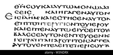 Codex Alexandrinus 5th century Stock Photo - Alamy