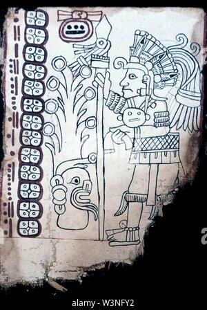 Grolier Codex, page 6 Stock Photo - Alamy