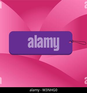 Label tag badge rectangle shaped empty space string colorful background ...