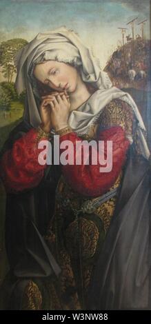 'Deposition of the Cross' by Colijn de Coter, housed in the Museo ...