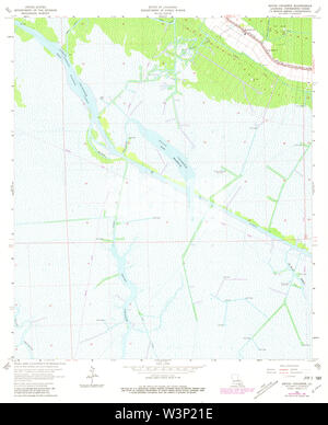 Bayou Cocodrie, Louisiana, map 1964, 1:24000, United States of America ...