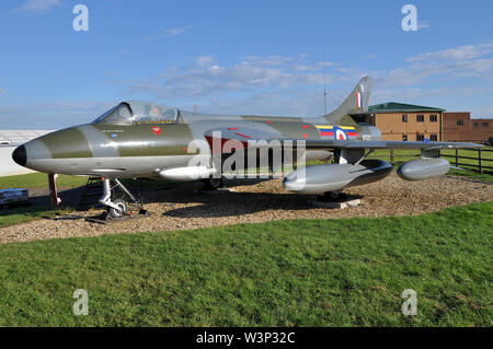RAF Hawker Hunter F6 fighter aircraft Stock Photo - Alamy