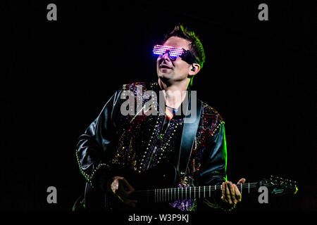 Muse live in Milan for the Simulation Theory Tour 2019 Stock Photo - Alamy