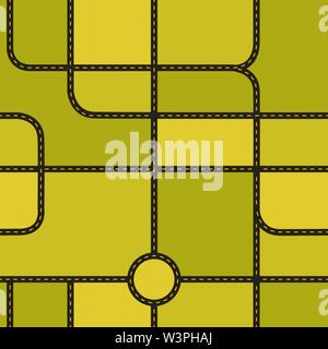 City map seamless pattern. Vector illustration Stock Vector Image & Art ...