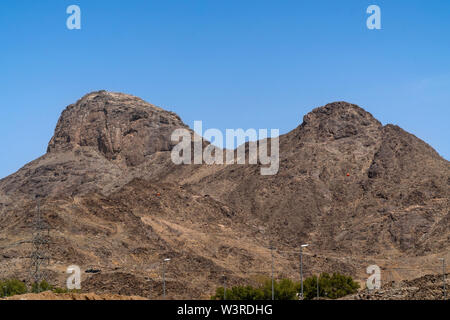 Jabal Nour (Nour Mountain) in Mecca, Saudi Arabia. Prophet Muhammad ...