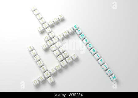 Innovation design words cloud composition with glossy web buttons ...