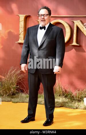 Jon Favreau, The Lion King - European Premiere, Leicester Square ...