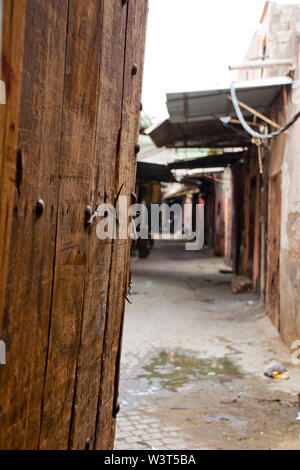 Streets, alleyways of Marrakech & Medina walkways and roads in the ...