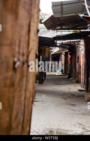 Streets, alleyways of Marrakech & Medina walkways and roads in the ...