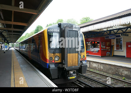 Winchester Railway Station Stock Photo - Alamy