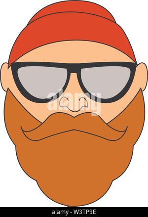cartoon ginger mustache Stock Vector Image & Art - Alamy
