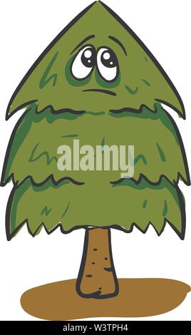 Character crying in the green christmas ball Stock Vector Image & Art ...