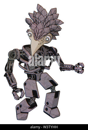 Automaton containing elements: bird skull head, green eyes, bird ...