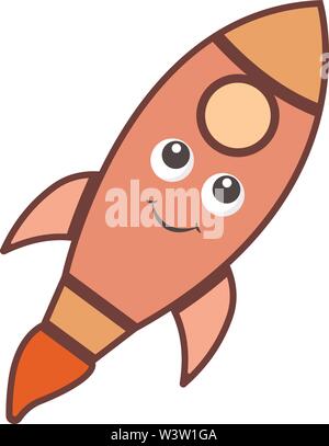 Colorful and funny robot design on a gradient background Stock Vector ...