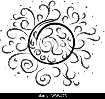 Sun vector drawing Stock Vector Image & Art - Alamy