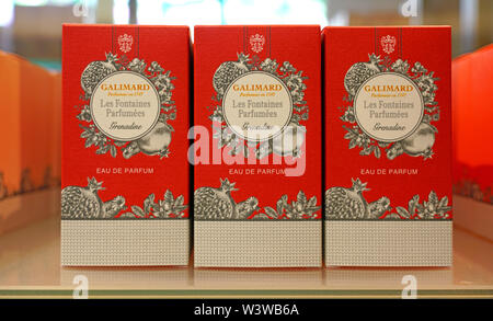 perfume bottles display in factory Stock Photo - Alamy