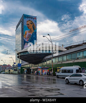The iconic Flying Saucer Building. Built in 1971 by architect Florian ...