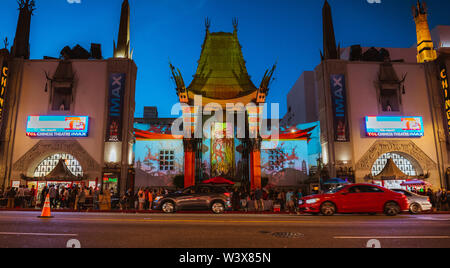 TCL Chinese Theatre is a cinema palace on the historic Hollywood Walk ...